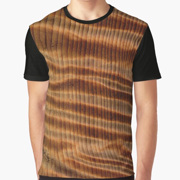 "Wood grain (curly redwood)" T-shirt for Sale by CptBushwack ...