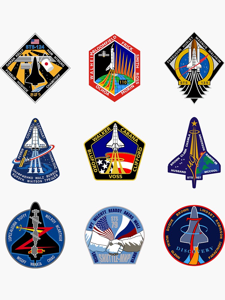 Símbolos En Un Transbordador Espacial