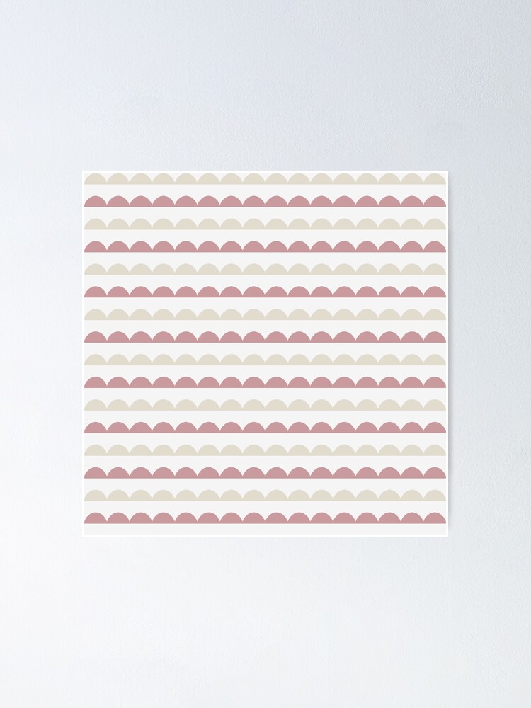 "Semi Circle Line Pattern" Poster for Sale by TeraLynne | Redbubble