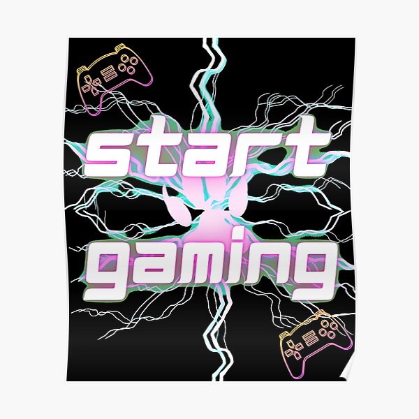 "Start Gaming Stray Cat Game" Poster for Sale by Shosho9 | Redbubble
