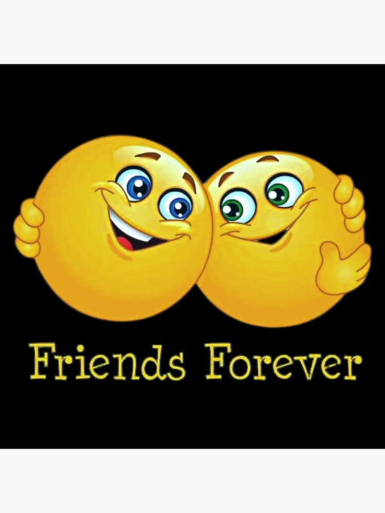 "Happy Friendship Day Emoji " Poster for Sale by Trendy Design | Redbubble