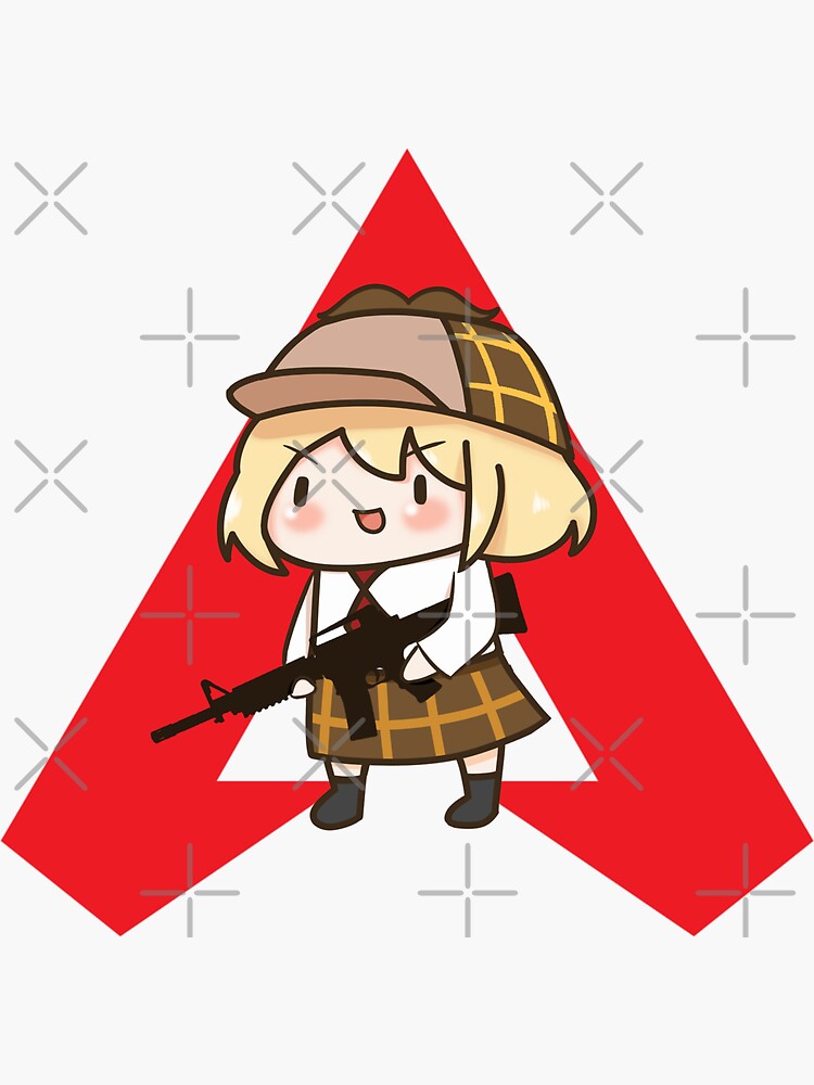 "Smol Ame Apex Legend " Sticker for Sale by Holotya | Redbubble