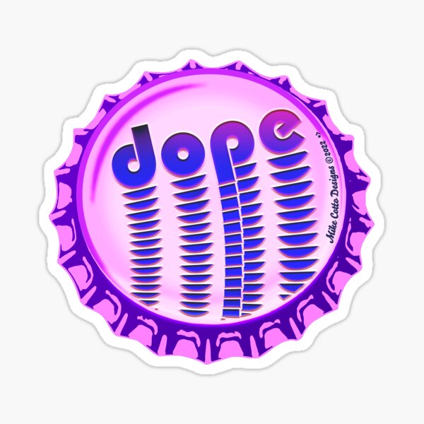 "Purple Dope Soda" Sticker for Sale by MCArtist | Redbubble