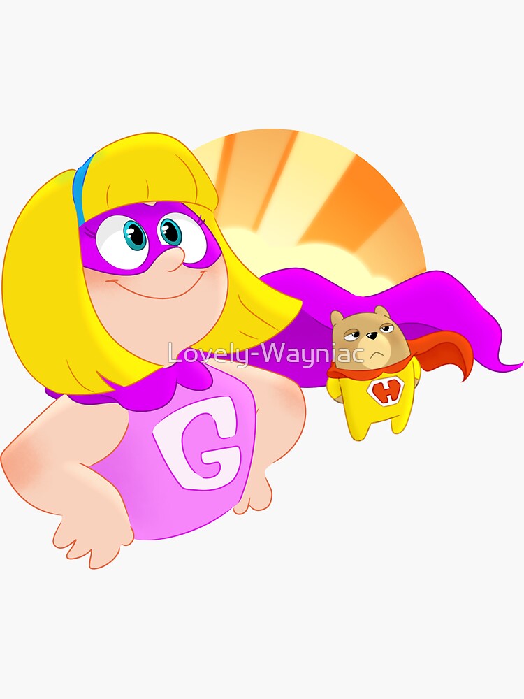 "New Hero's Rise!" Sticker for Sale by Lovely-Wayniac | Redbubble
