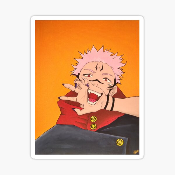 "Sukuna" Sticker for Sale by Manda Manic | Redbubble