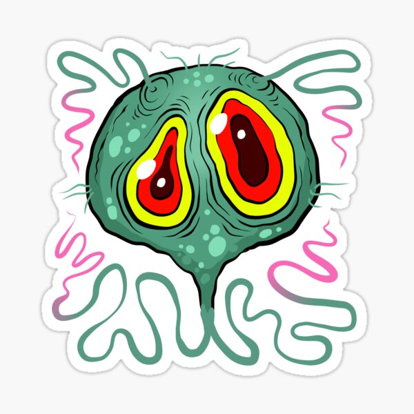 "Germ" Sticker for Sale by bogleech | Redbubble