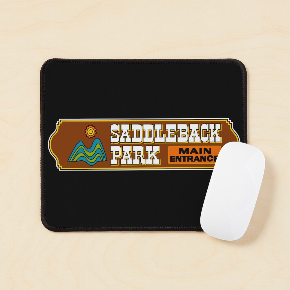 "Saddleback Park - Entrance Sign" Poster for Sale by racerspitstop ...