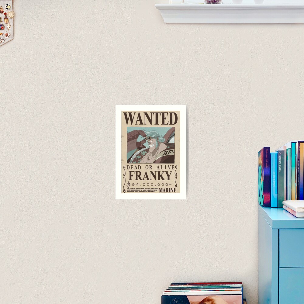 "Franky wanted poster | One Piece" Poster for Sale by kylzzi | Redbubble