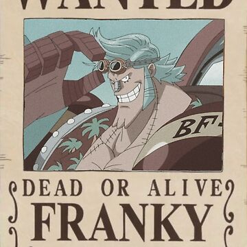 "Franky wanted poster | One Piece" Poster for Sale by kylzzi | Redbubble