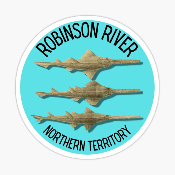 "Robinson River II" Sticker for Sale by BaronPhil | Redbubble