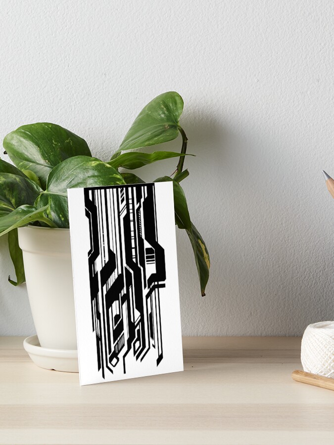 "Cyberpunk Pattern" Art Board Print for Sale by KToxArt | Redbubble