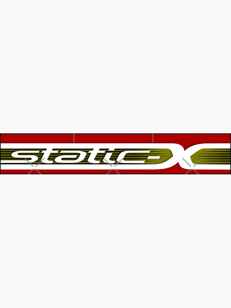 "Static X Band" Poster for Sale by bilobure | Redbubble