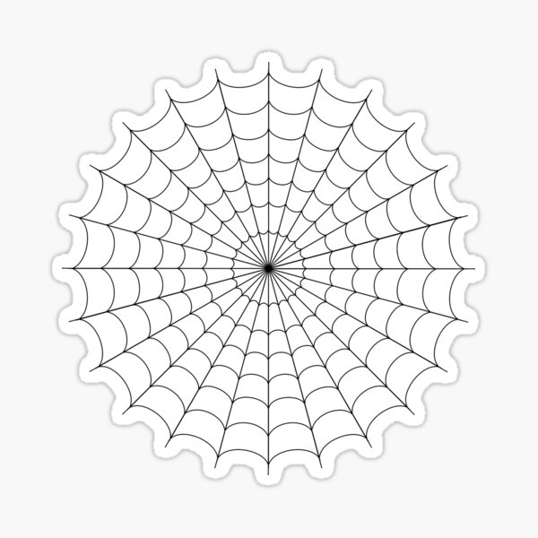 "Spider Web" Sticker for Sale by corpsedaddy | Redbubble