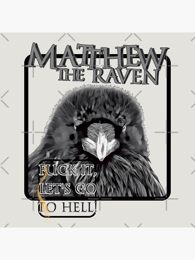 "Matthew the Raven The Sandman" Poster for Sale by Stickerm4ni4 | Redbubble
