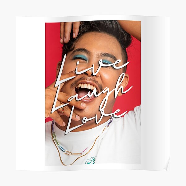 "Live, Laugh, Love" Poster for Sale by Quotes-Official | Redbubble