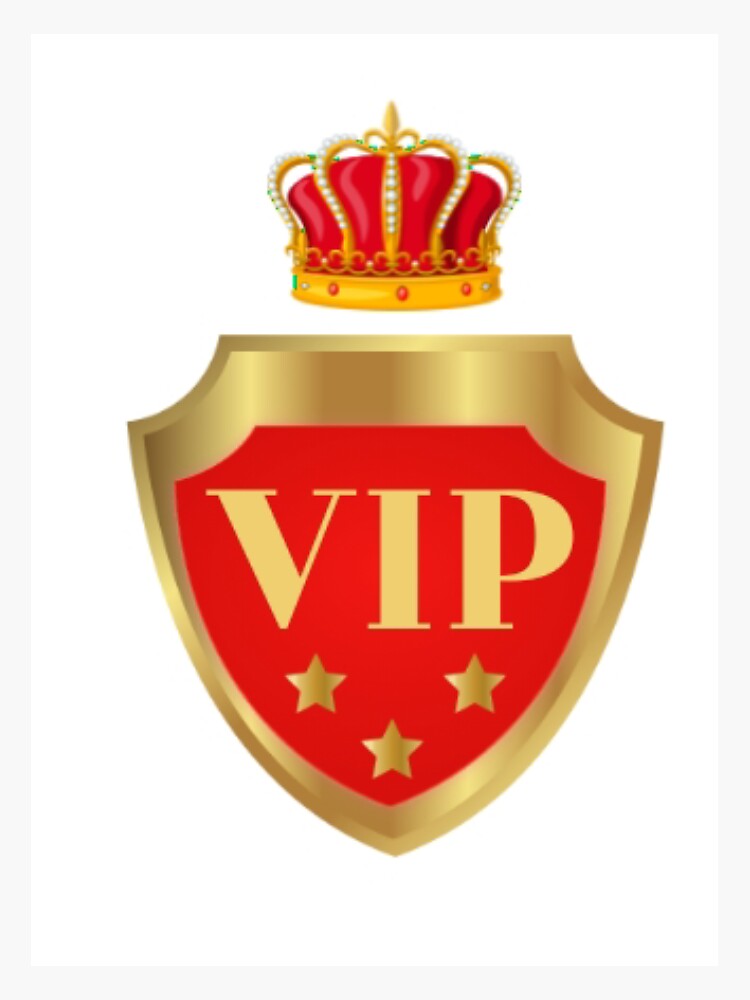"VIP Logo design" Sticker for Sale by Arvind9835 | Redbubble