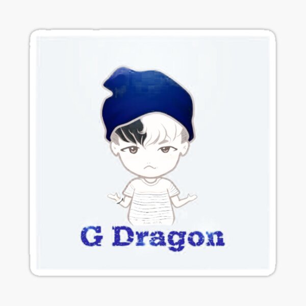 "GD G-DRAGON Illustration Cartoon" Sticker for Sale by MLGroup1 | Redbubble