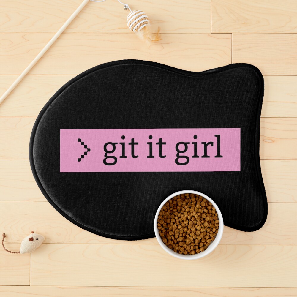 "Git it Girl - for programmer and web developper girls and women - Pink ...
