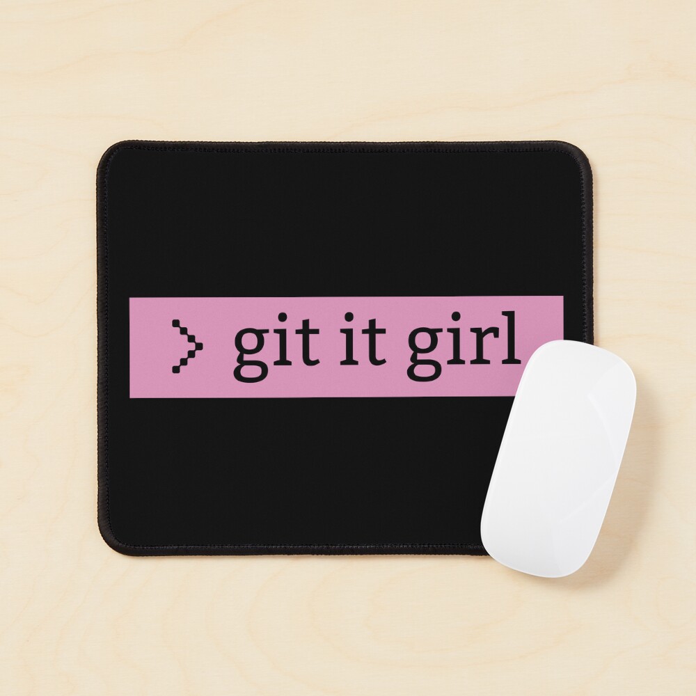 "Git it Girl - for programmer and web developper girls and women - Pink ...
