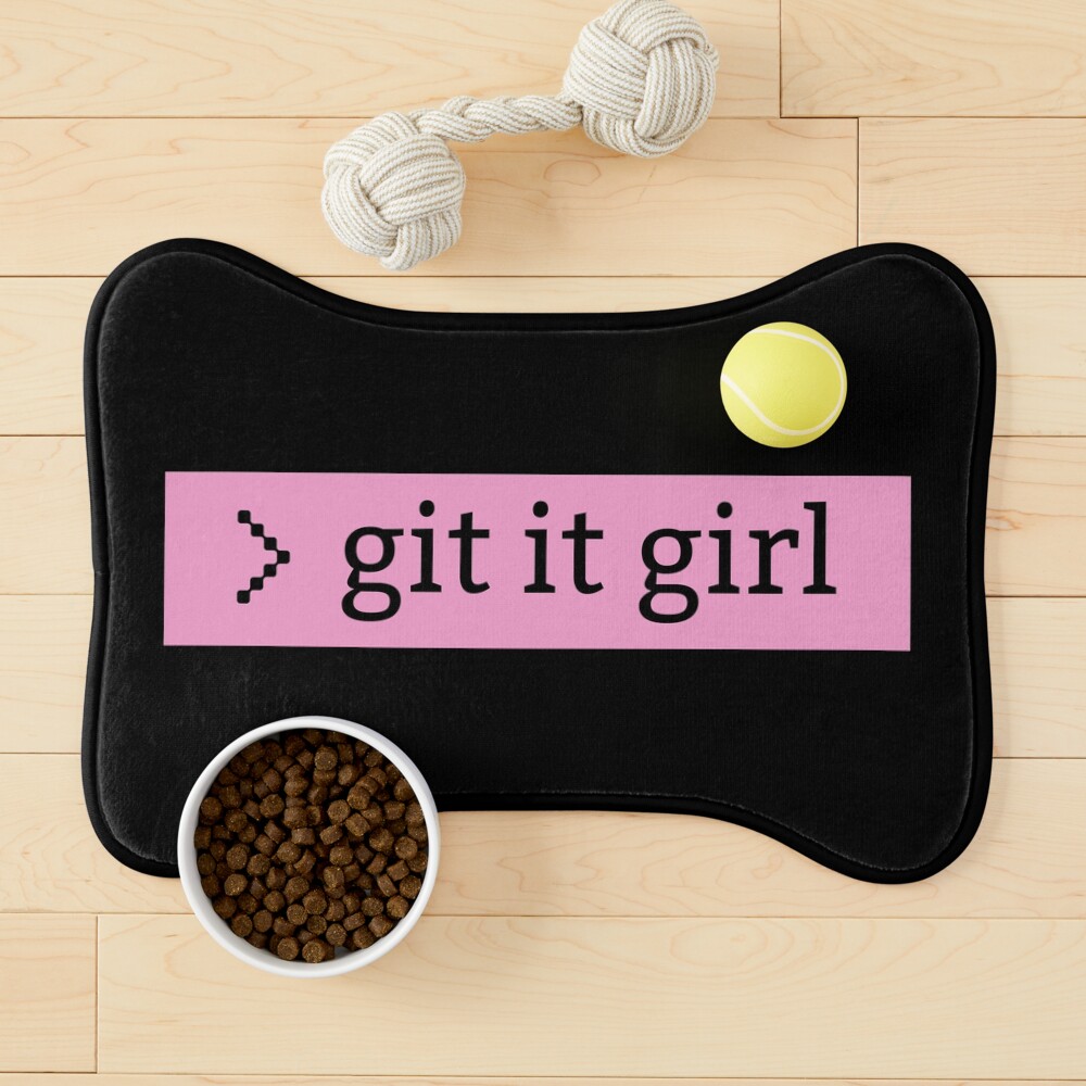 "Git it Girl - for programmer and web developper girls and women - Pink ...