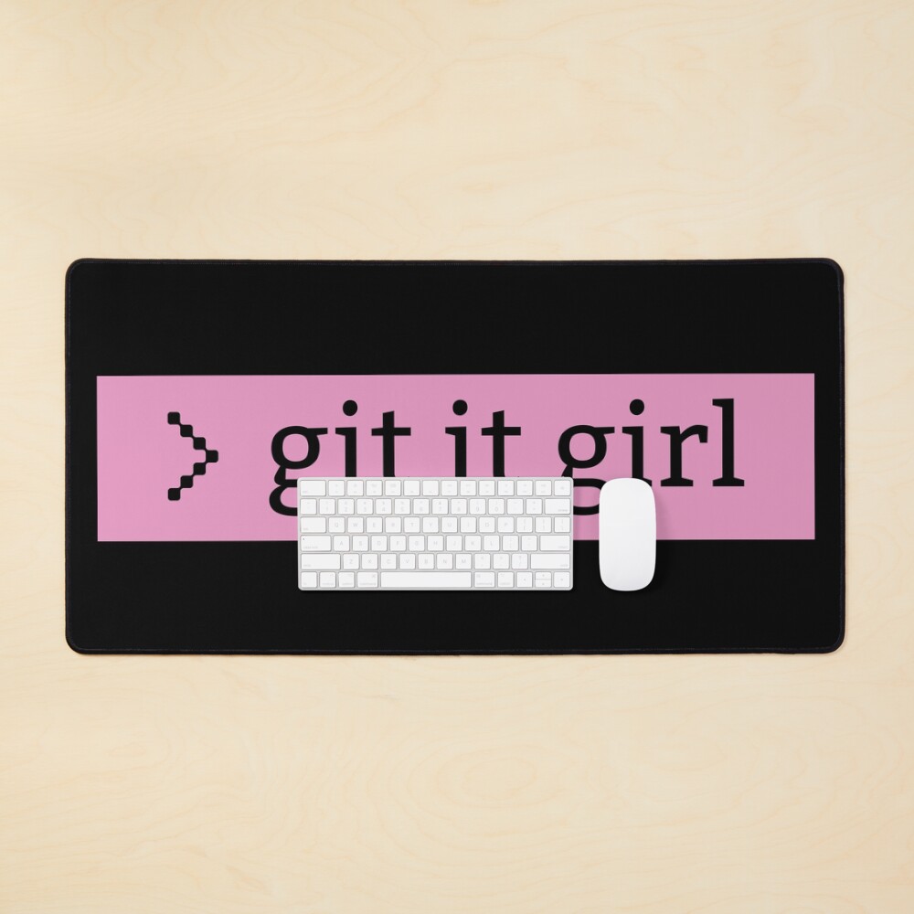 "Git it Girl - for programmer and web developper girls and women - Pink ...