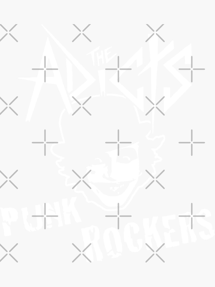 "The Adicts Punk Rock" Sticker for Sale by abah776 | Redbubble