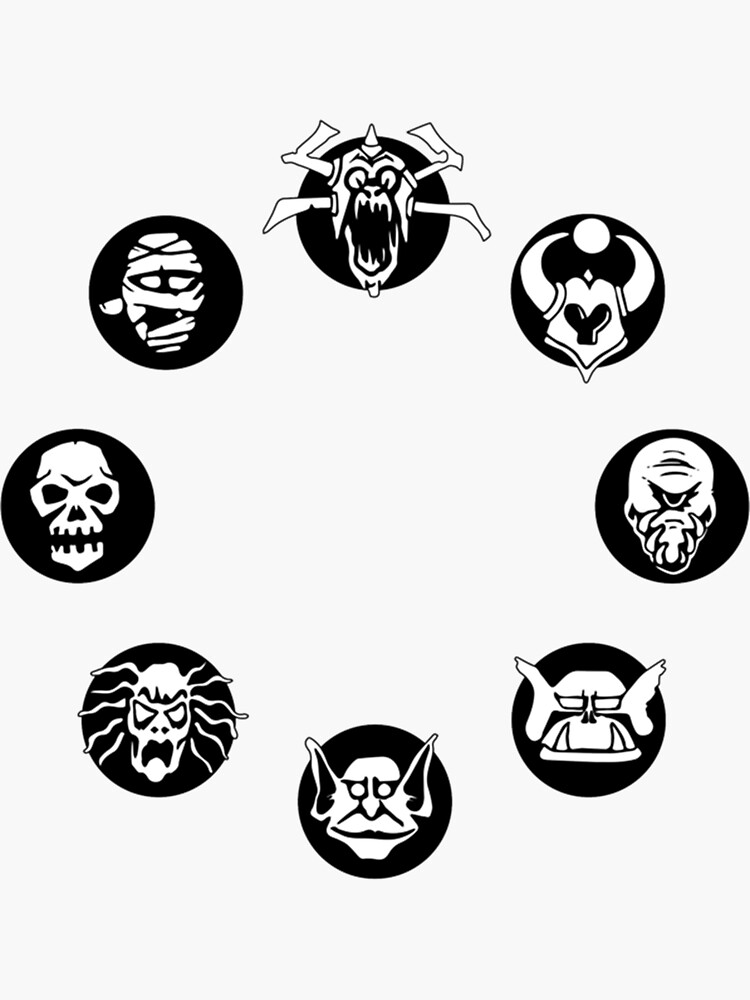 "Vintage Heroquest Monsters Essential T-Shirt" Sticker for Sale by ...