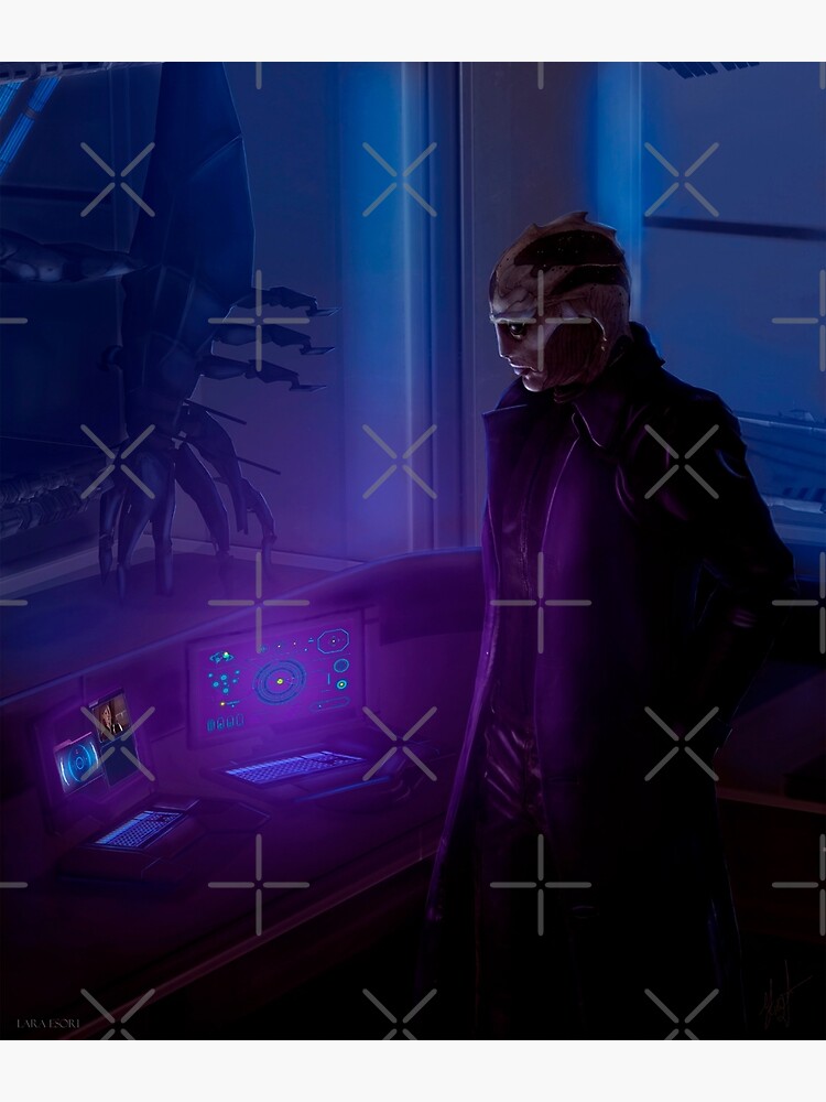 "Thane Krios" Poster for Sale by LaraEsori | Redbubble