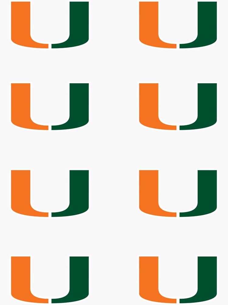 "University Of Miami Law Sticker Pack " Sticker for Sale by KohenMarch ...