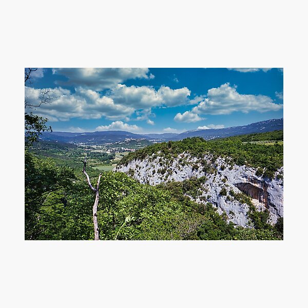 "The Seven Waterfalls Path In Buzet, Croatia" Photographic Print for ...