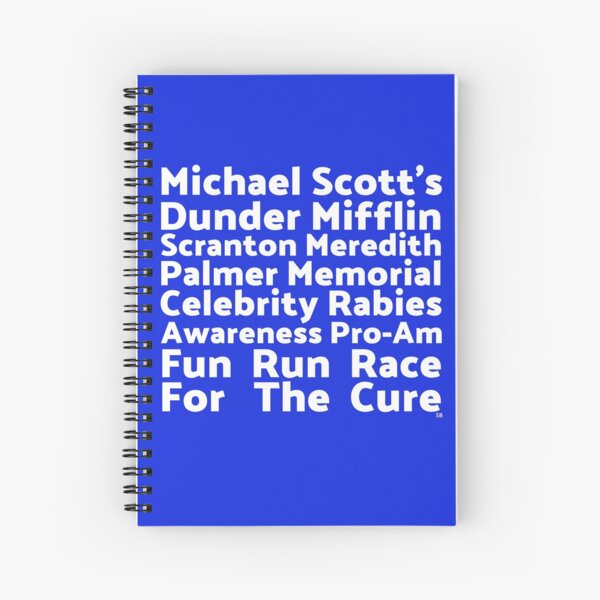 "The Office - Michael Scott's Celebrity Rabies Fun Run T-Shirt!" Spiral ...