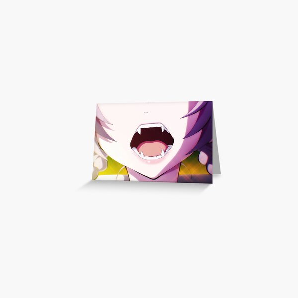 "Nazuna Nanakusa - call of the night vampire teeth" Greeting Card for ...