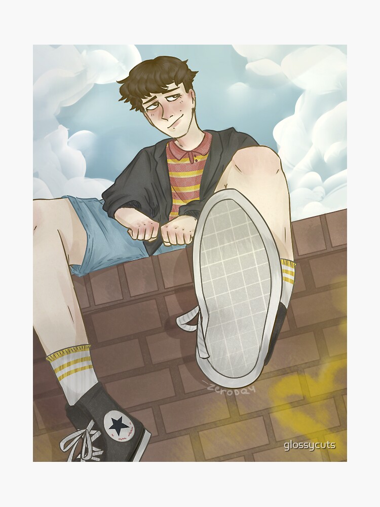 "andre kriegman chillin" Sticker for Sale by glossycuts | Redbubble