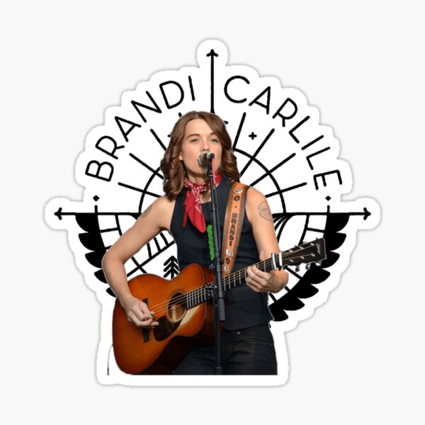 "Brandi Carlile American Best Musician " Sticker for Sale by ...