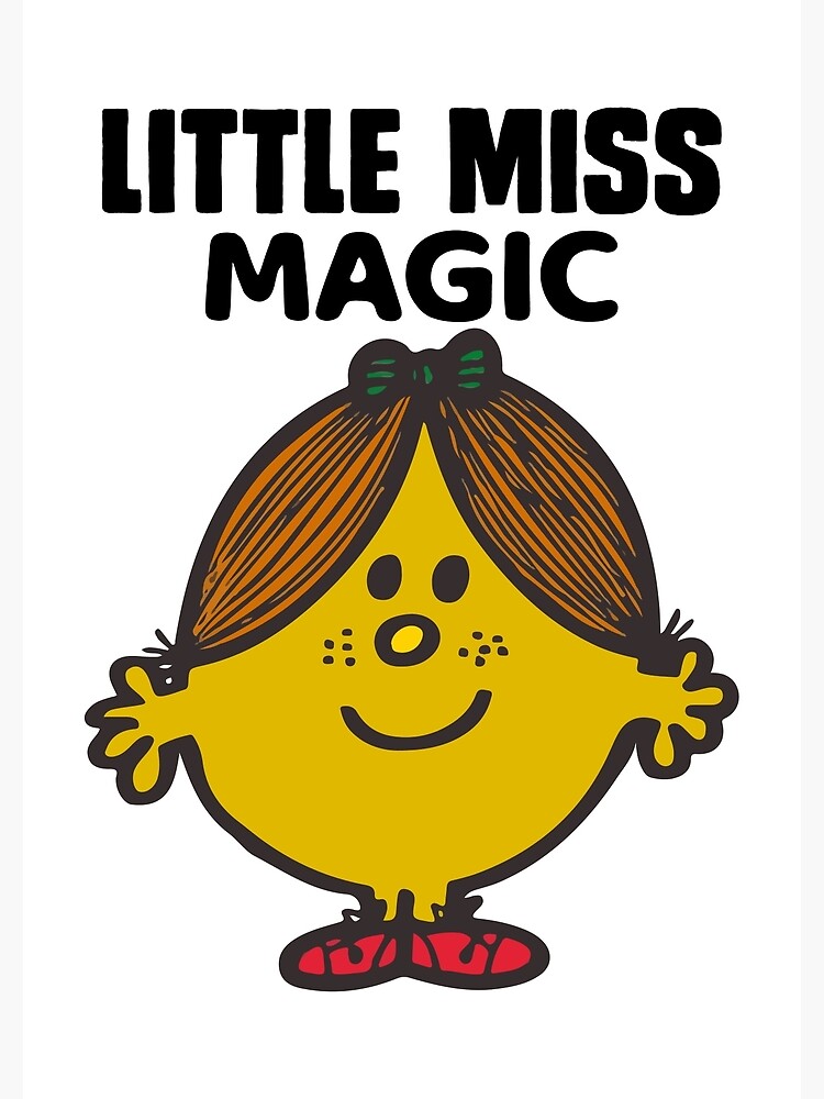 "LITTLE MISS MAGIC" Poster for Sale by reedae | Redbubble