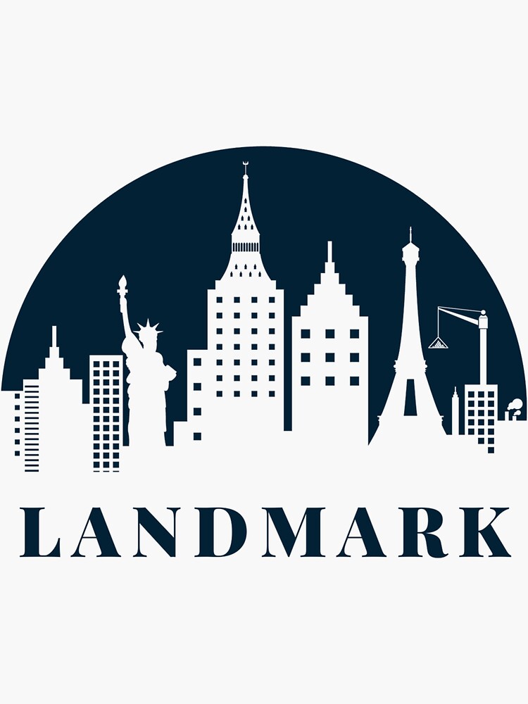 "Landmark" Sticker for Sale by Hvmanerror | Redbubble