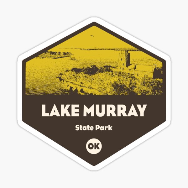 "Lake Murray State Park Oklahoma" Sticker for Sale by esskay | Redbubble