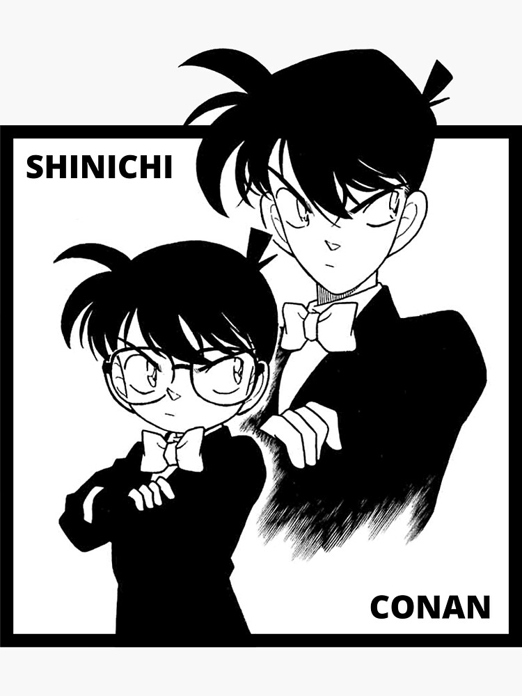 "Detective Conan Manga Design" Sticker for Sale by qkisakiyoko | Redbubble