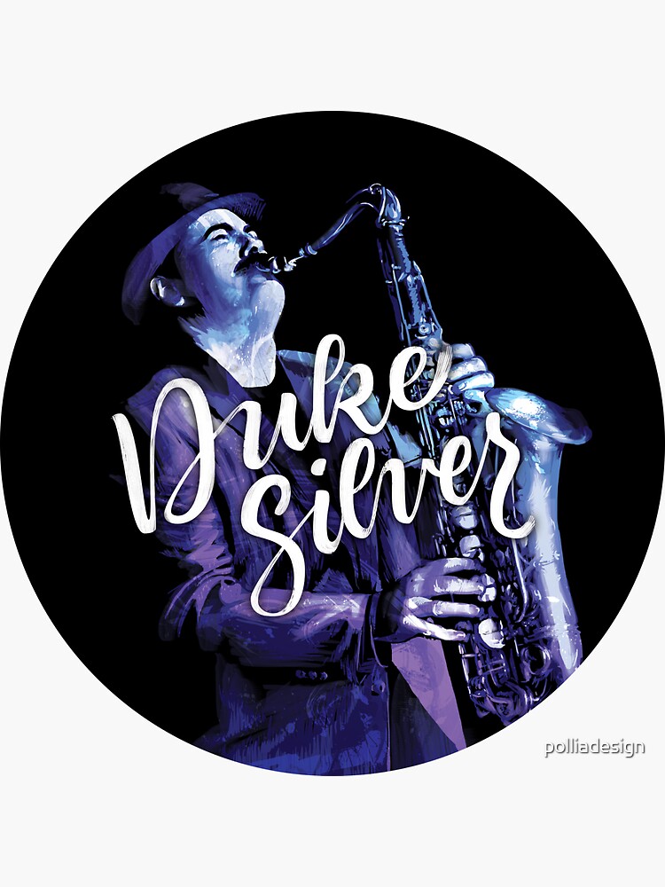 "Duke Silver" Sticker for Sale by polliadesign | Redbubble