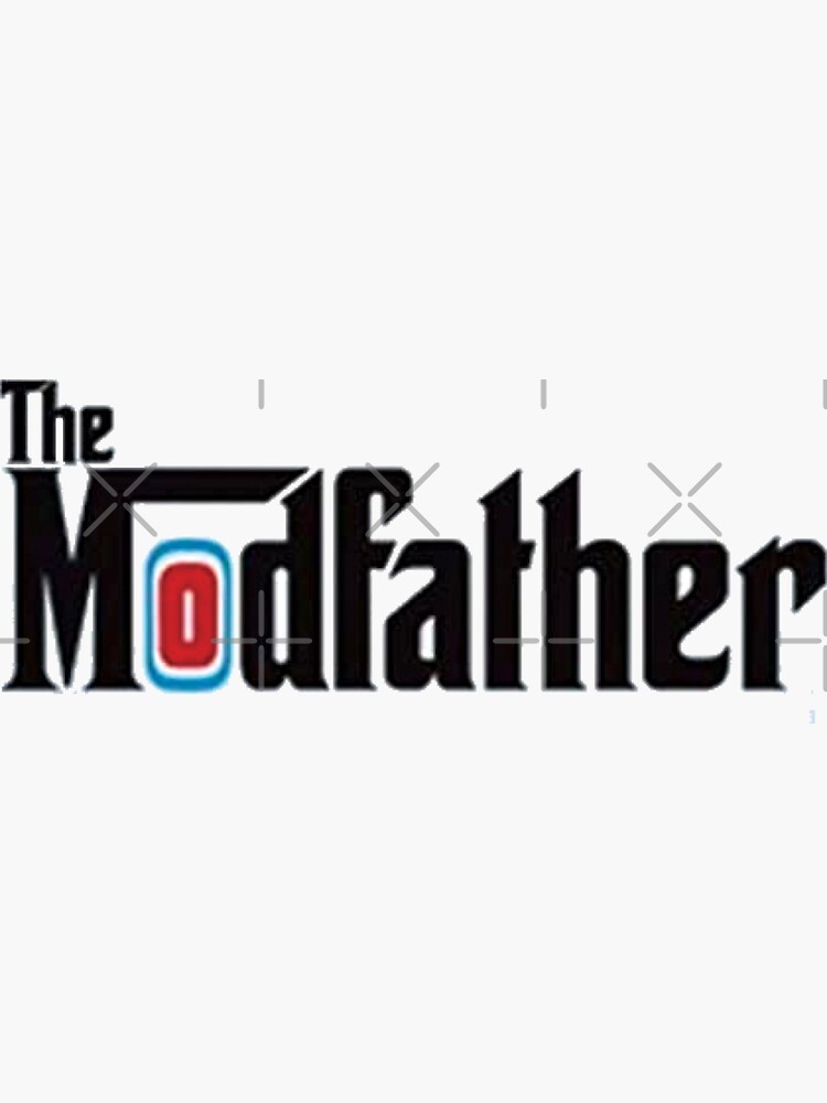 "Paul Weller - The Modfather" Sticker for Sale by GoodMoney00 | Redbubble