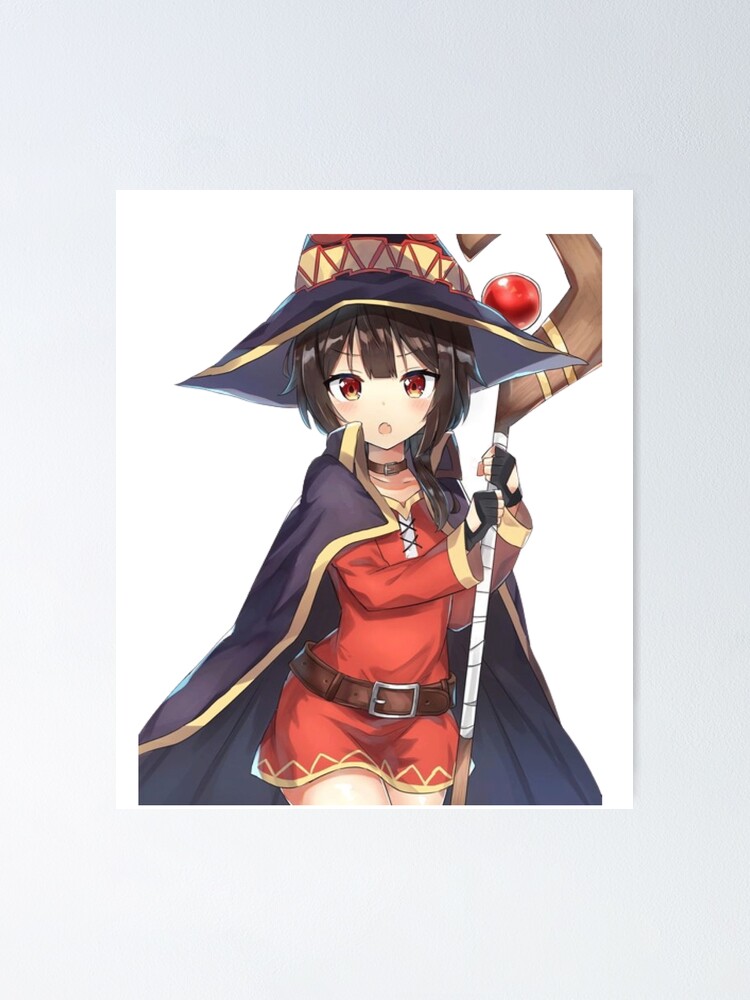 "cute Konosuba Megumin" Poster for Sale by BihaShop | Redbubble