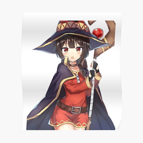"cute Konosuba Megumin" Poster for Sale by BihaShop | Redbubble