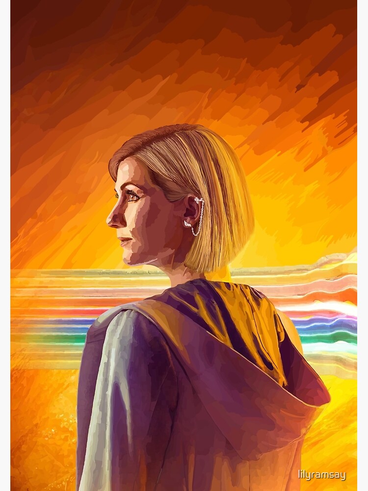 13th Doctor Flux Portrait Poster For Sale By Lilyramsay Redbubble