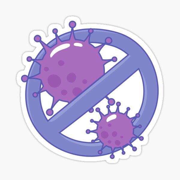 "Stop Covid 19 Disease" Sticker for Sale by PixyStickers | Redbubble