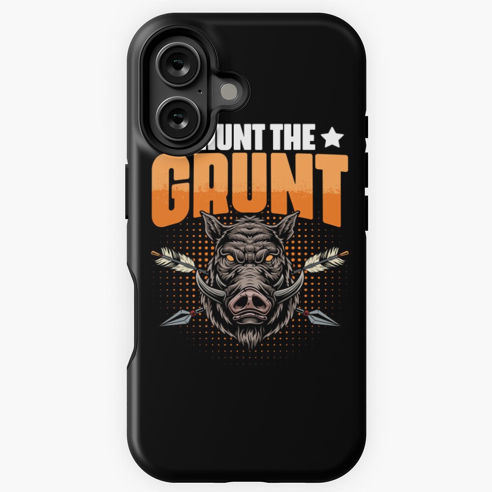 "Funny Grunt Hunting Humor For Grunting Hog Wild Boar Hunters" Sticker ...