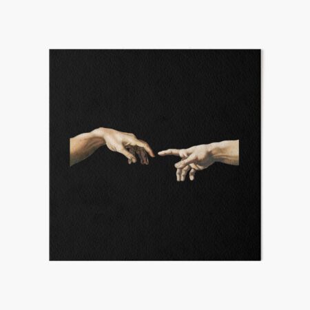 "Touch of God, The Creation of Adam, (close up), Michelangelo, 1510 ...