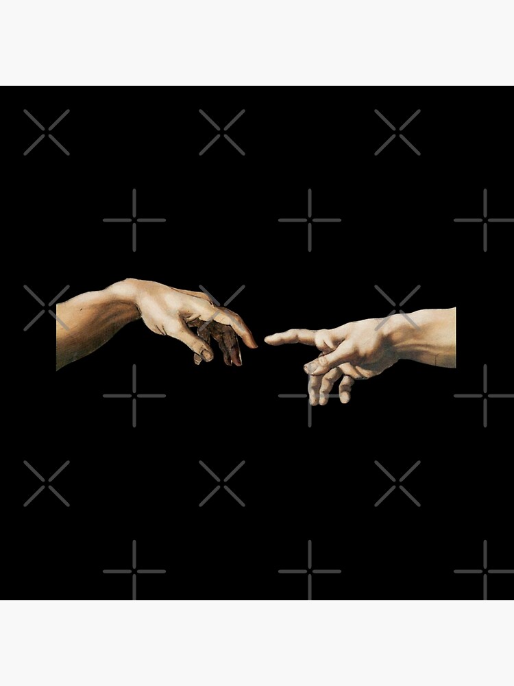 "Touch of God, The Creation of Adam, (close up), Michelangelo, 1510 ...