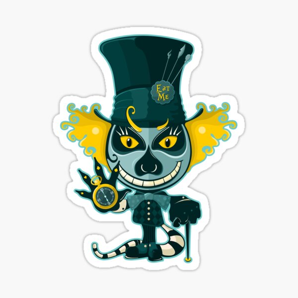 "mr.Lenny in Wonderlany / original" Sticker for Sale by mr-Lenny-Loves ...