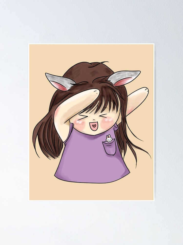 "cute savage bunny girl _ Bunniesmee " Poster for Sale by bunniesmee ...