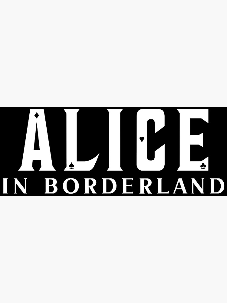 "ALICE IN BORDERLAND" Poster for Sale by nagasawayasuko | Redbubble